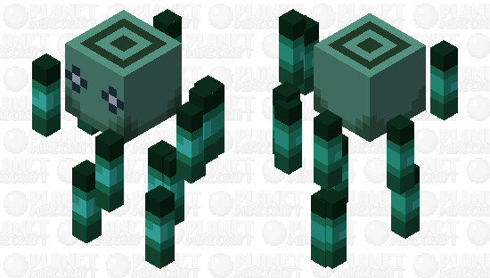 Water Blaze Minecraft Mob Skin
