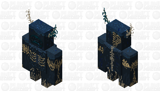 warden Minecraft Mob Skin