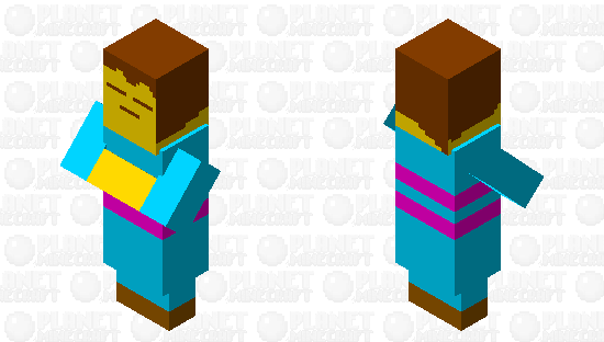 Frisk villager Minecraft Mob Skin