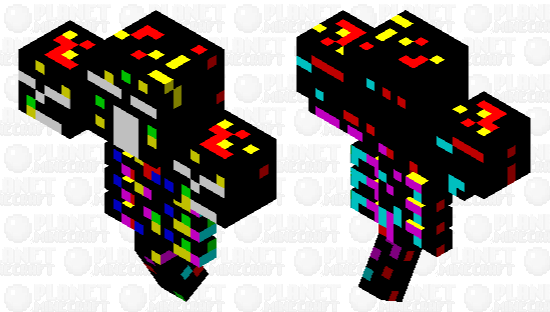 Pibby Wither Minecraft Mob Skin