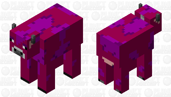 Intoxicated Cow Minecraft Mob Skin