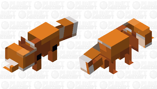 Fox with bad resolution Minecraft Mob Skin