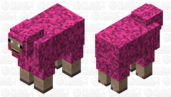 Sheep from the Minecraft movie Minecraft Mob Skin
