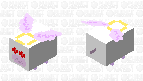 Angry angelpy bee Minecraft Mob Skin