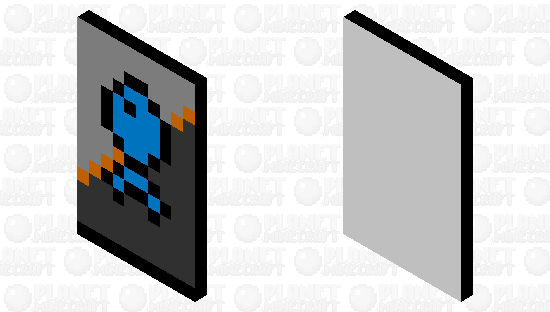 Blue Fish Cape Minecraft Mob Skin