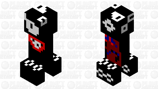 creepy creeper Minecraft Mob Skin