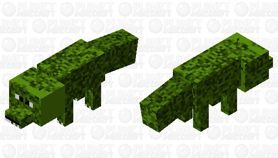 Baby alligator croc Minecraft Mob Skin
