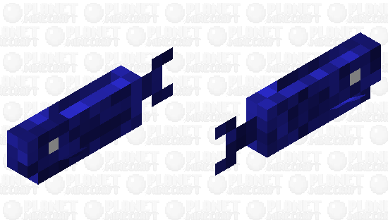 Blue Cod Minecraft Mob Skin