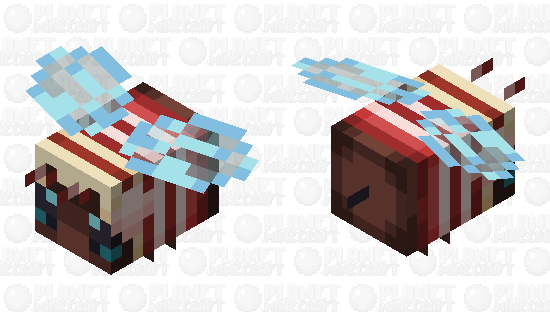 Peppermint Sweater Bee Minecraft Mob Skin