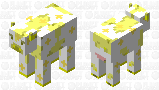 Golden cow⚜️🐄 Minecraft Mob Skin