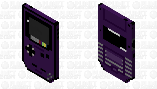 Gameboy Color purple Minecraft Mob Skin