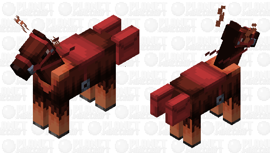 Reindeer Mule Minecraft Mob Skin