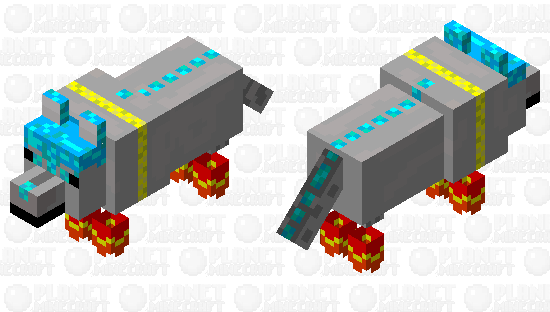 robot dog Minecraft Mob Skin