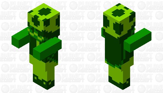 Librarian Zombie Toad Minecraft Mob Skin