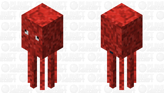 Blood Squid Minecraft Mob Skin