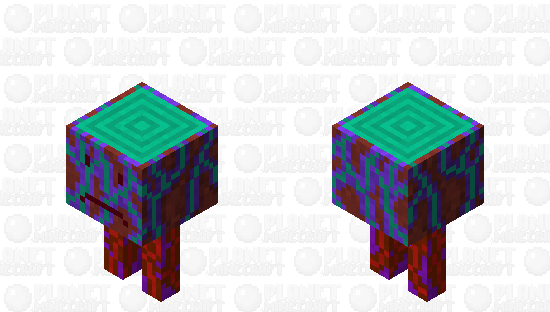 Wooden Strider Minecraft Mob Skin