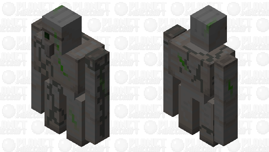 Emerald/stone golem Minecraft Mob Skin