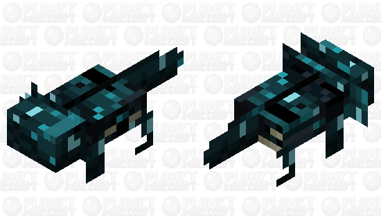 Warden Minecraft Mob Skin