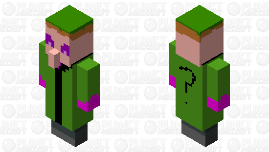 Riddler from Batman Minecraft Mob Skin