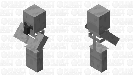 Skeleton (No Helmet) (Minecraft Legends) Minecraft Mob Skin