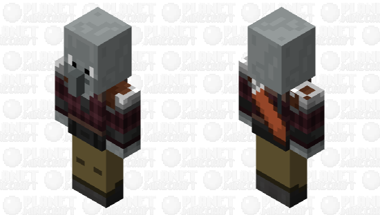 Pillager (Minecraft Legacy Alpha) Minecraft Mob Skin