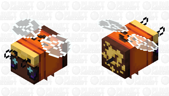 Nectar Bee Fall Sweater Minecraft Mob Skin