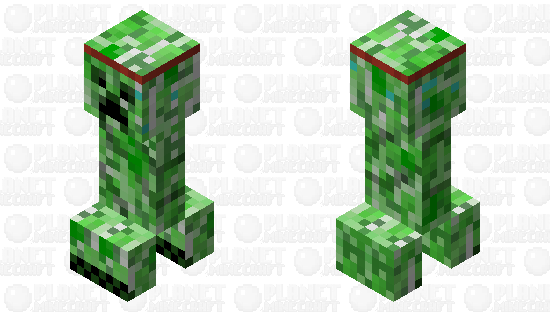 Racing Creeper Minecraft Mob Skin