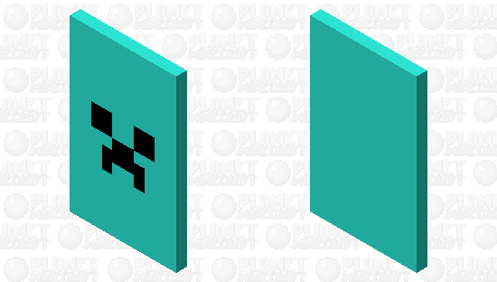 Minecon 2011 blue aqua Minecraft Mob Skin