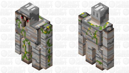 Iron golem (more iron) Minecraft Mob Skin