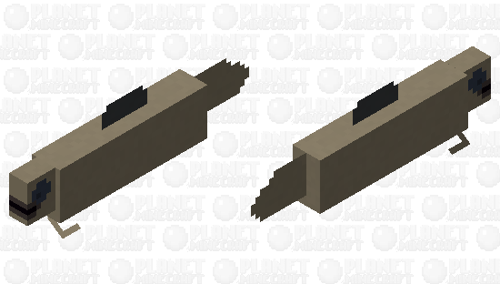 African lungfish Minecraft Mob Skin