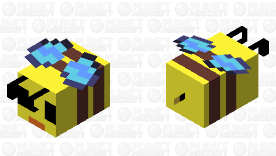 Bumbee from PMC (Bee Model) Minecraft Mob Skin