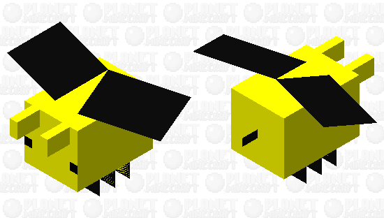 yellow bee :v Minecraft Mob Skin