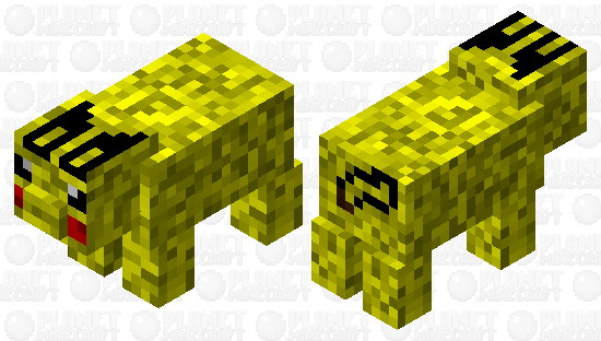Pikachu Minecraft Mob Skin