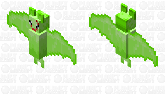Cute Bat Minecraft Mob Skin