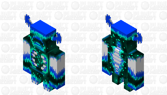 Soulbound Infernal Warden Minecraft Mob Skin