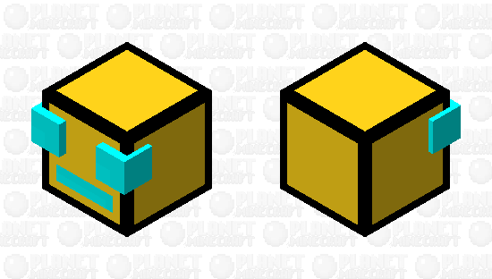 Geometry Dash Cube Minecraft Mob Skin