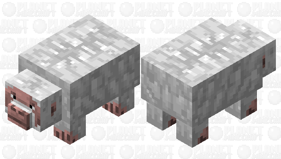 orangutan panda (albino) Minecraft Mob Skin