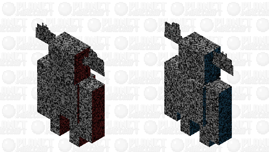 The Glitched Warden Minecraft Mob Skin