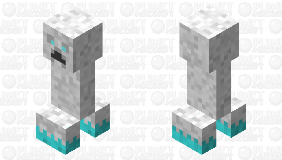 Snow Creeper Minecraft Mob Skin