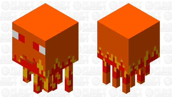 Fire Ghast Minecraft Mob Skin