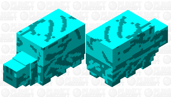Blue sniffer Minecraft Mob Skin
