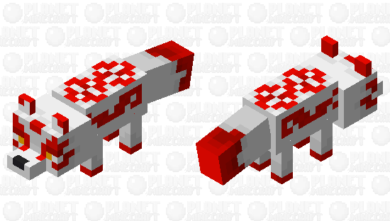 kitsune Minecraft Mob Skin