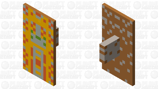 The shield of a Teutonic Royal Guard Minecraft Mob Skin