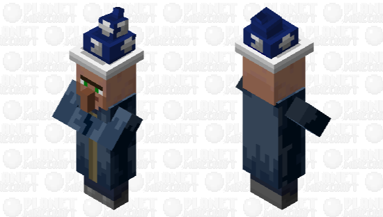Wizard Villager Minecraft Mob Skin
