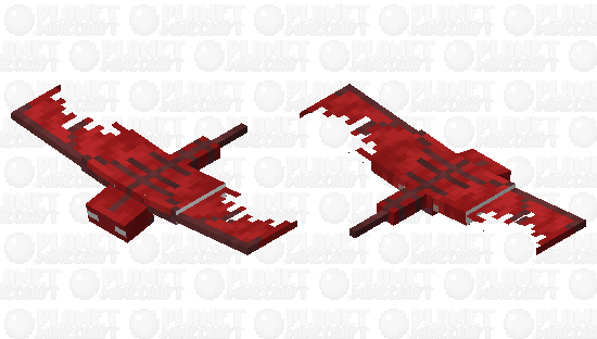 red Phantom Minecraft Mob Skin