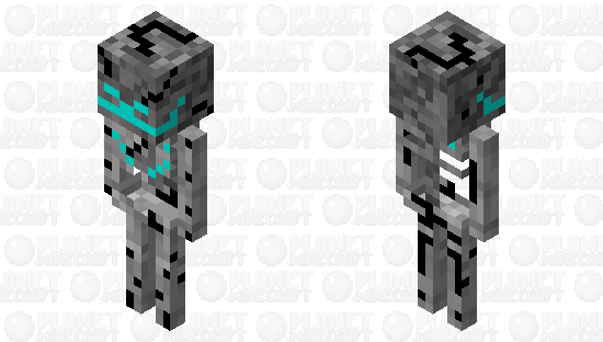 Soul Possessed Skeleton Minecraft Mob Skin