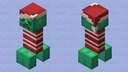 Christmas Creeper Minecraft Mob Skin