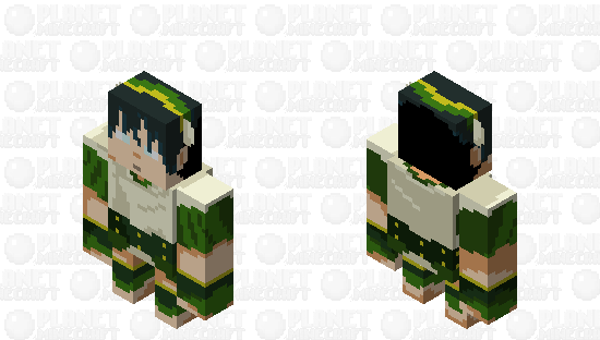 Toph (Avatar: The Last Airbender) Minecraft Mob Skin