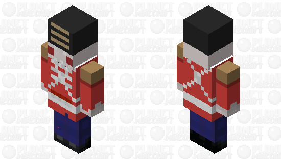 Lethal Company Nutcracker Vindicator Minecraft Mob Skin