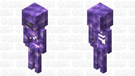 Amethyst Skeleton Minecraft Mob Skin